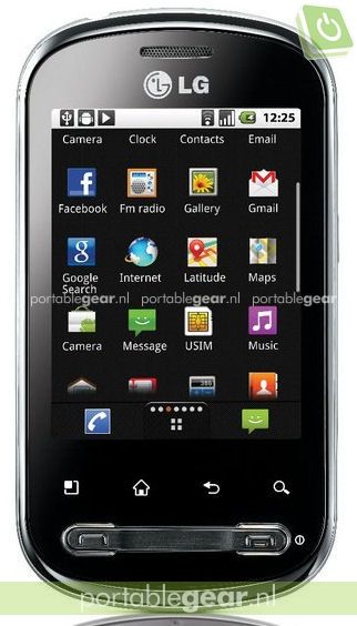 LG P350 Optimus Me foto's